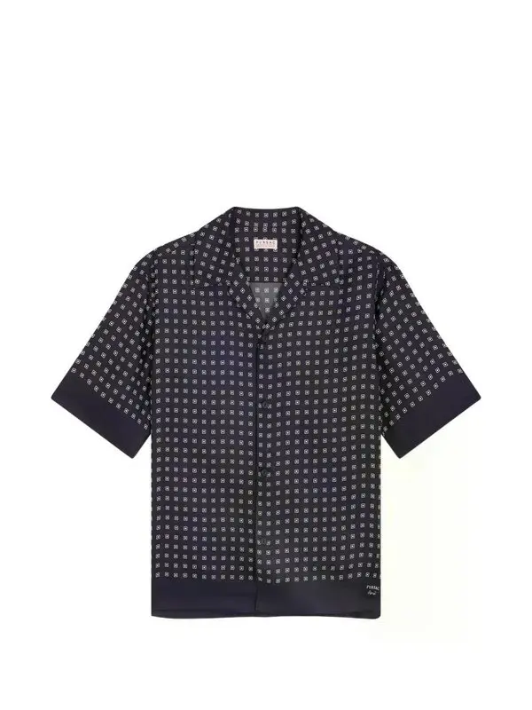 FURSAC Geometric-pattern Short-sleeve Shirt