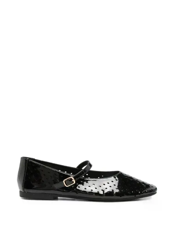 LINDA BAUMANN Perforated Mary Jane Flats