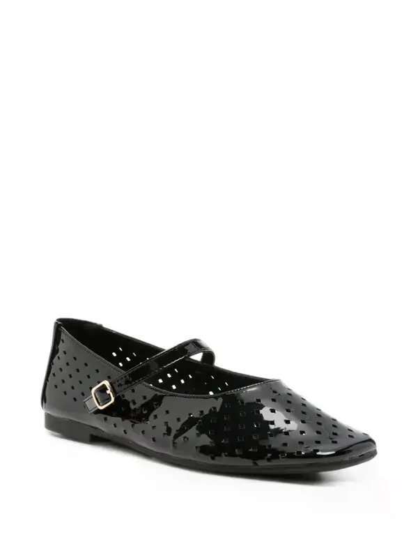 LINDA BAUMANN Perforated Mary Jane Flats