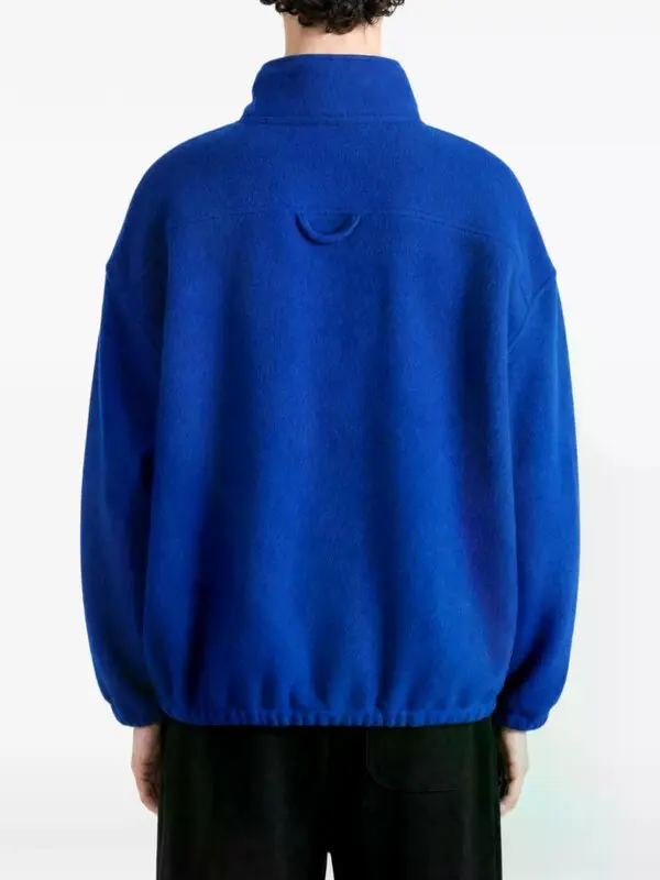 RIER Zip-up Fleece Sweatshirt - Blue