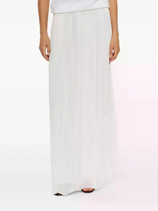 Fabiana Filippi Pleated Maxi Skirt - White