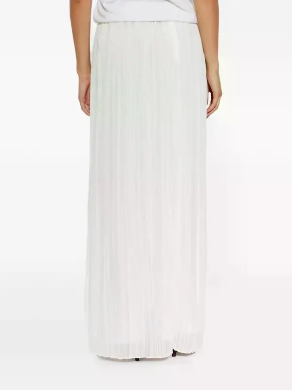 Fabiana Filippi Pleated Maxi Skirt - White