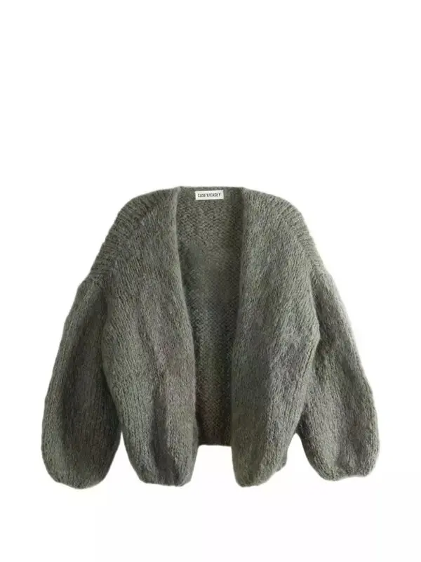 CASEY CASEY Long Sleeve Chunky Knit Cardigan
