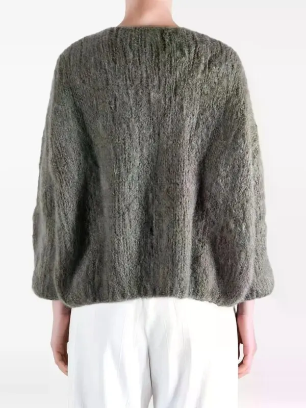 CASEY CASEY Long Sleeve Chunky Knit Cardigan