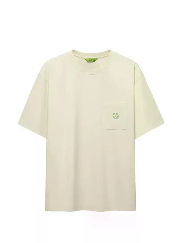 Shanghai Tang Coin-patch Chest-pocket T-shirt