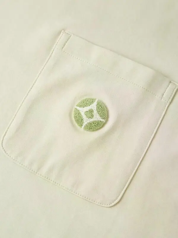 Shanghai Tang Coin-patch Chest-pocket T-shirt