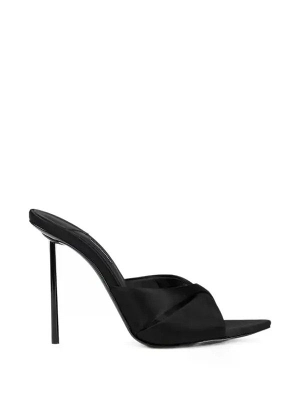 LE SILLA Shirley Twist-detail Stiletto Sandals - Black