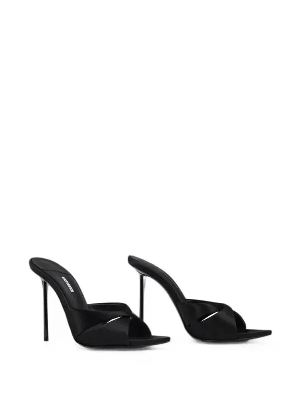 LE SILLA Shirley Twist-detail Stiletto Sandals - Black