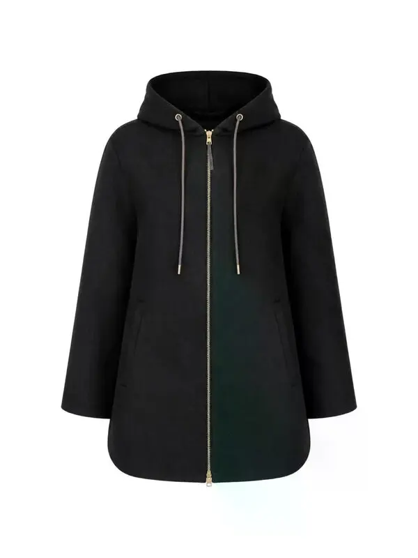 Herno Cocoon Drawstring Wool Coat