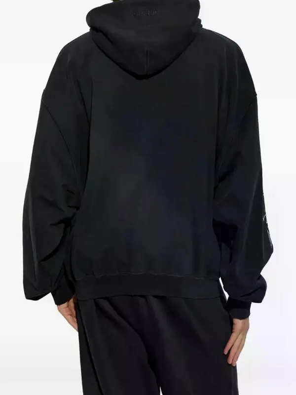 Vetements Logo-print Zip-up Hoodie