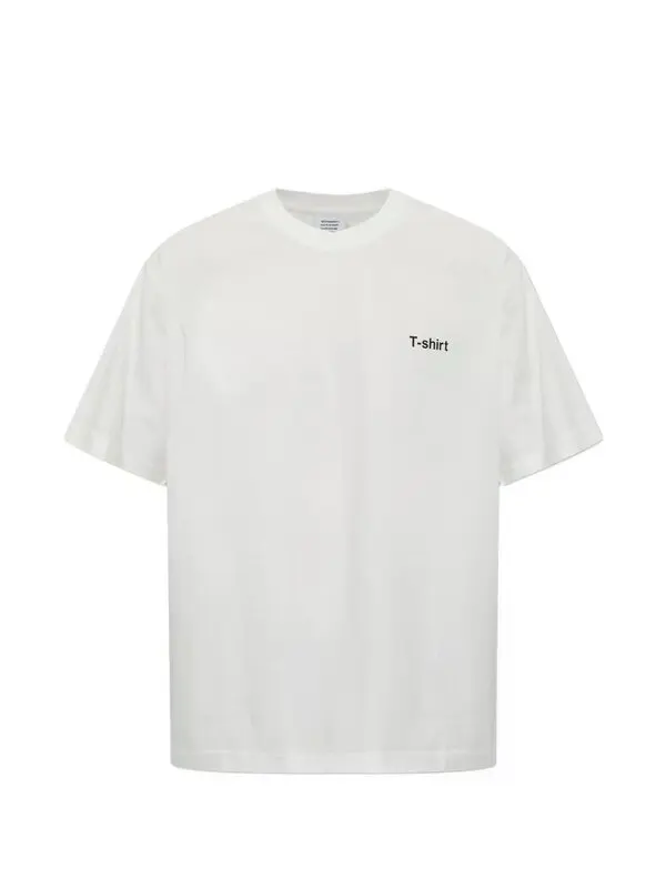 Vetements Slogan-print Crew-neck T-shirt
