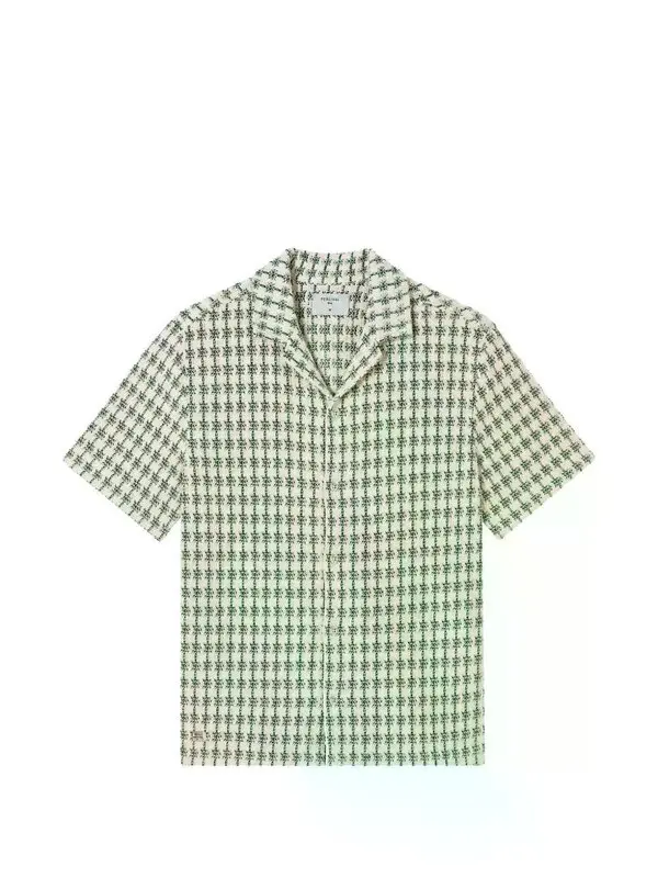 PERCIVAL Freddie Check-pattern Short-sleeve Shirt