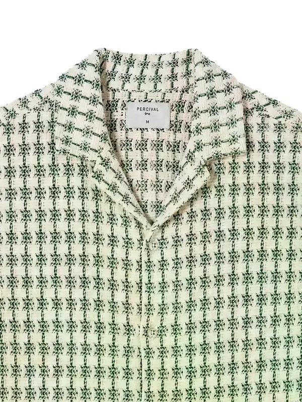 PERCIVAL Freddie Check-pattern Short-sleeve Shirt