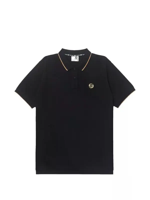 AAPE BY *A BATHING APE Moonface Patch Polo Shirt