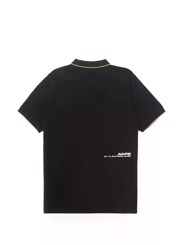 AAPE BY *A BATHING APE Moonface Patch Polo Shirt