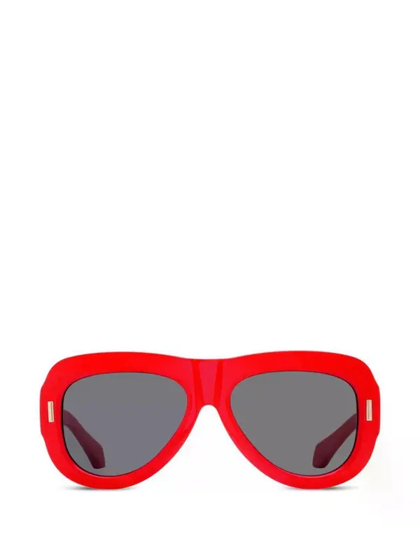 FERRAGAMO Oversized Sunglasses - Red