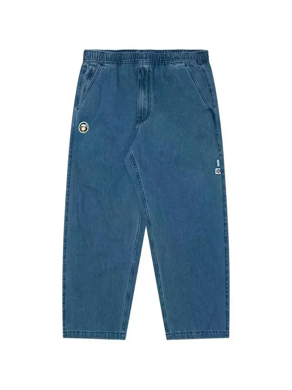 AAPE BY *A BATHING APE Moonface Patch Loose-fit Jeans
