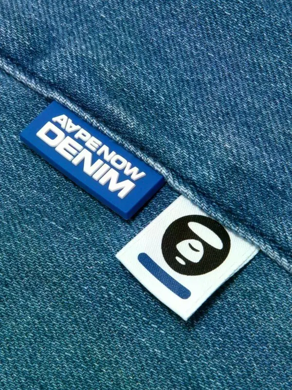 AAPE BY *A BATHING APE Moonface Patch Loose-fit Jeans