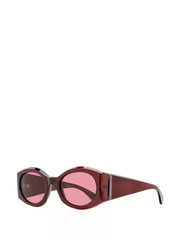 FERRAGAMO Oval Frame Sunglasses