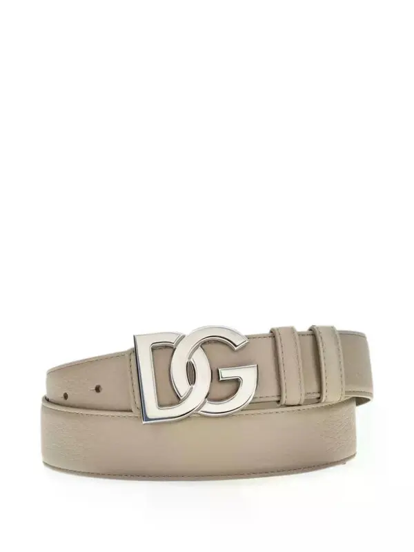 Dolce & Gabbana Dg Logo Leather Belt