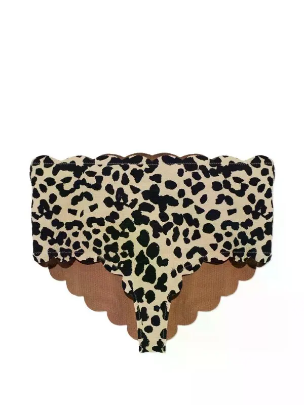 Marysia Santa Monica Cheetah-print Bikini Bottoms