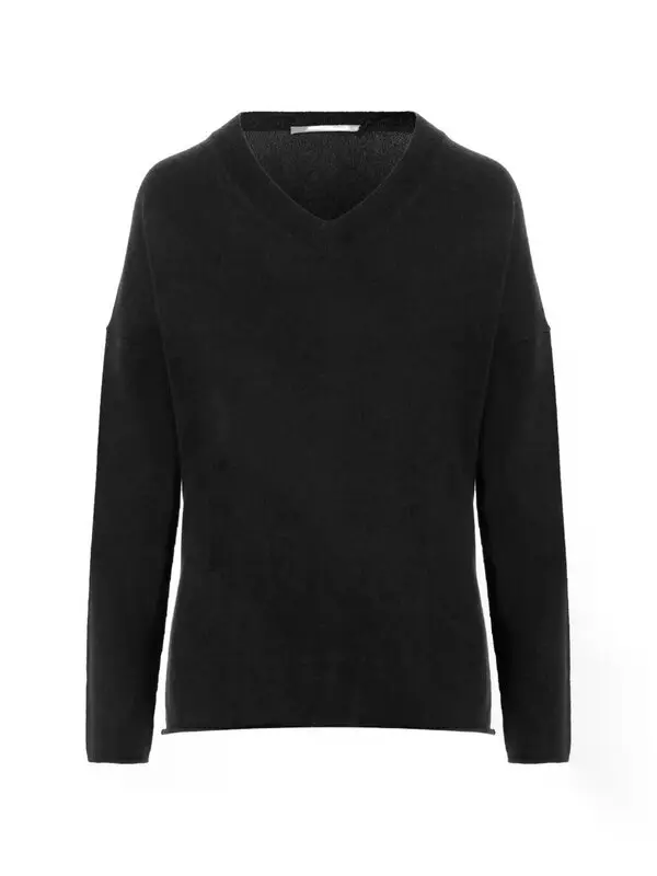 ALLUDE V-neck Cashmere Sweater