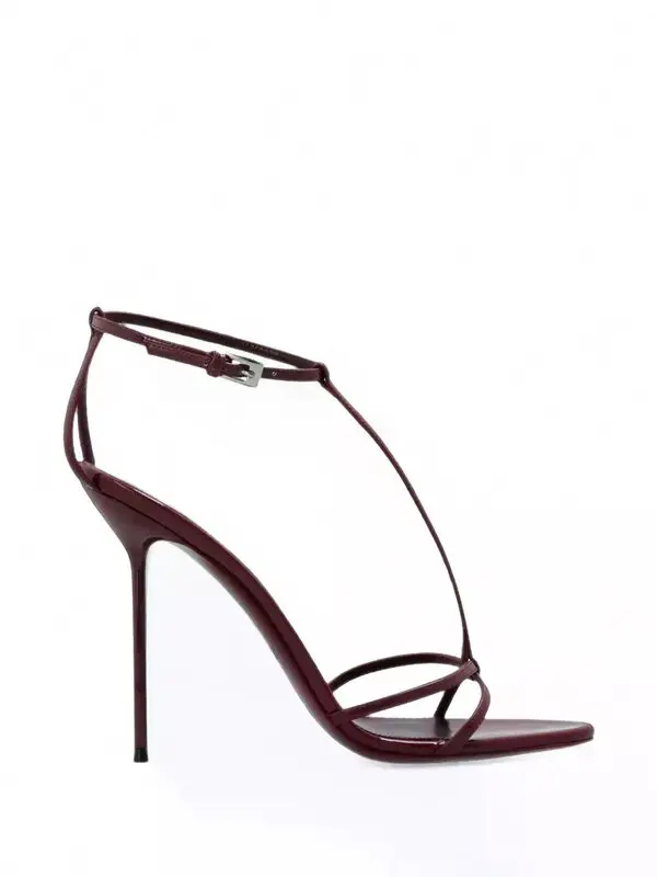 Paris Texas Lidia Patent-finish Sandals - Red
