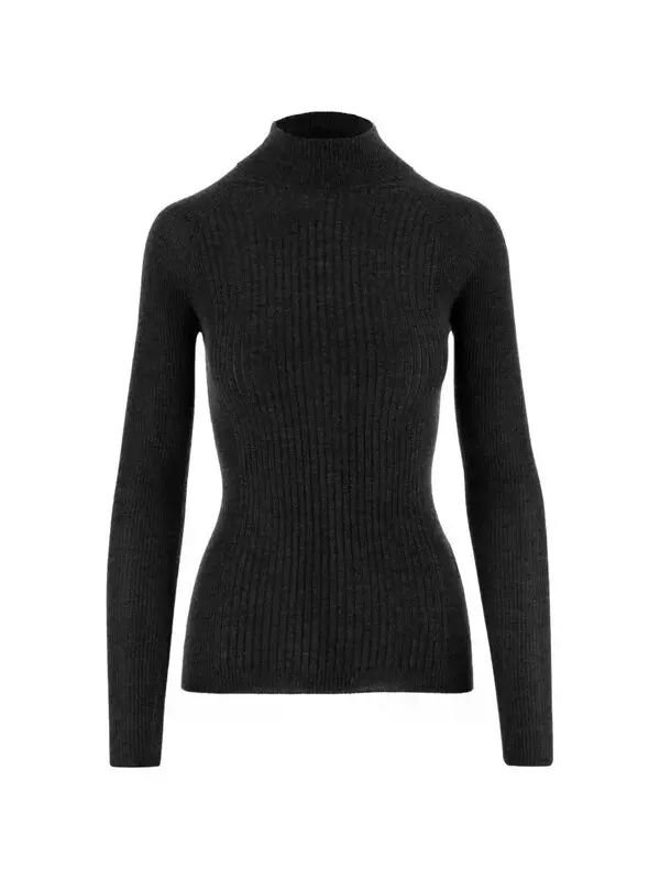 SA SU PHI Ribbed Knit Raglan Sleeve Sweater