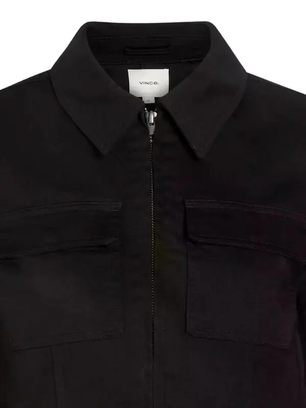 Vince Zip-up Flap-pocket Jacket