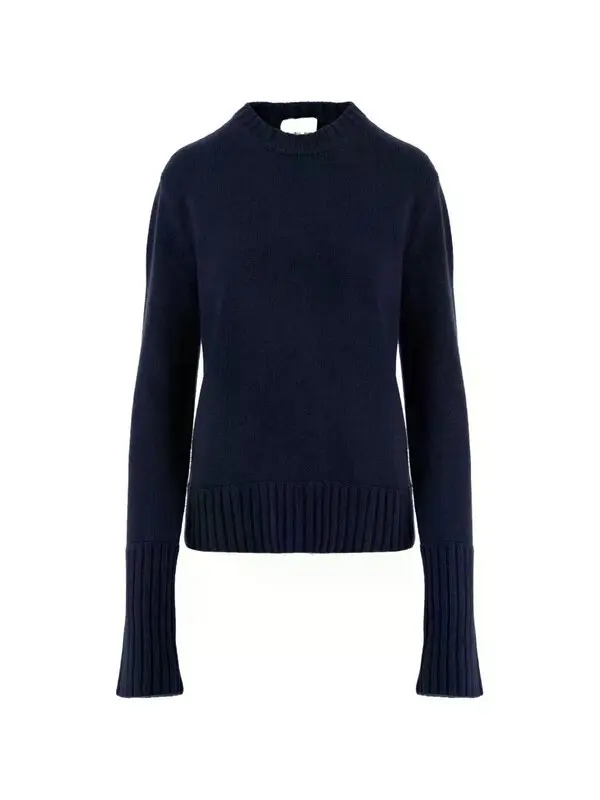 SA SU PHI Crew-neck Ribbed-trim Sweater