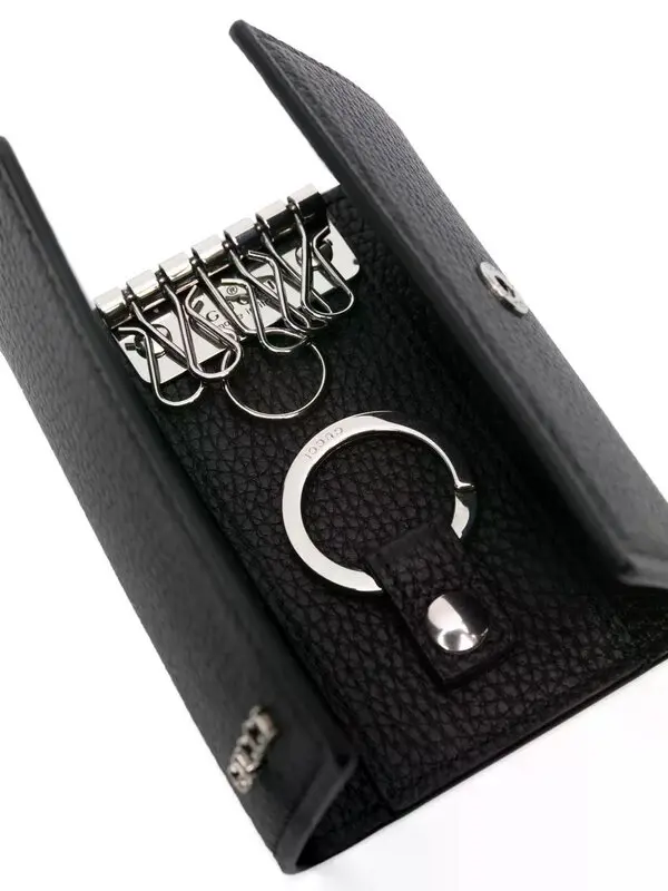 Gucci Logo-embellished Leather Keyholder