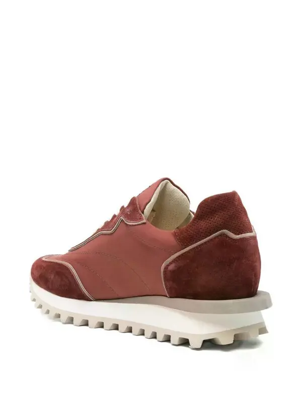 Eleventy Panelled Lace-up Sneakers
