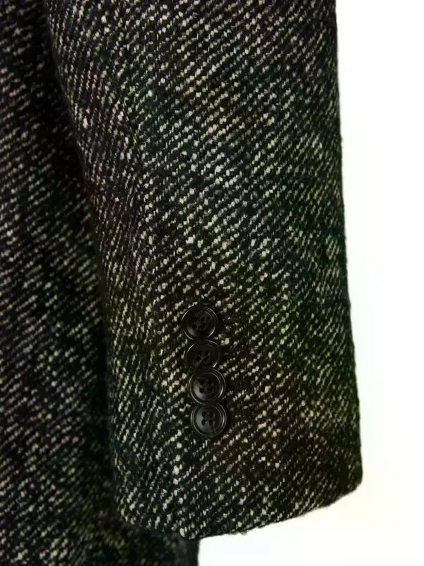 Tagliatore Double-breasted Herringbone Coat