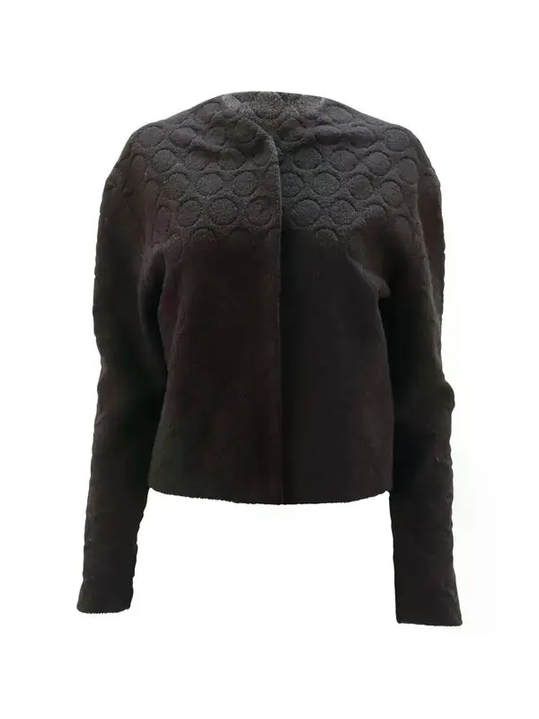 Marc Jacobs Collarless Textured Jacket