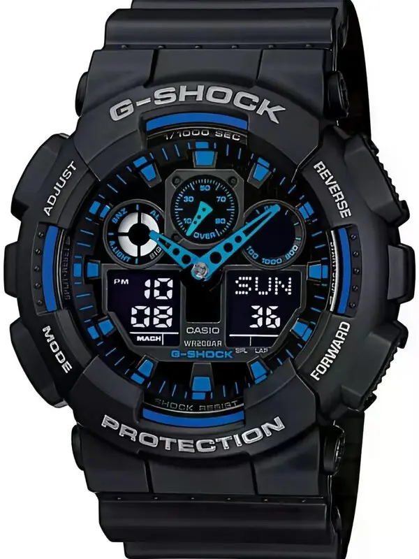 Casio G-shock Stainless Steel And Resin Watch - Black