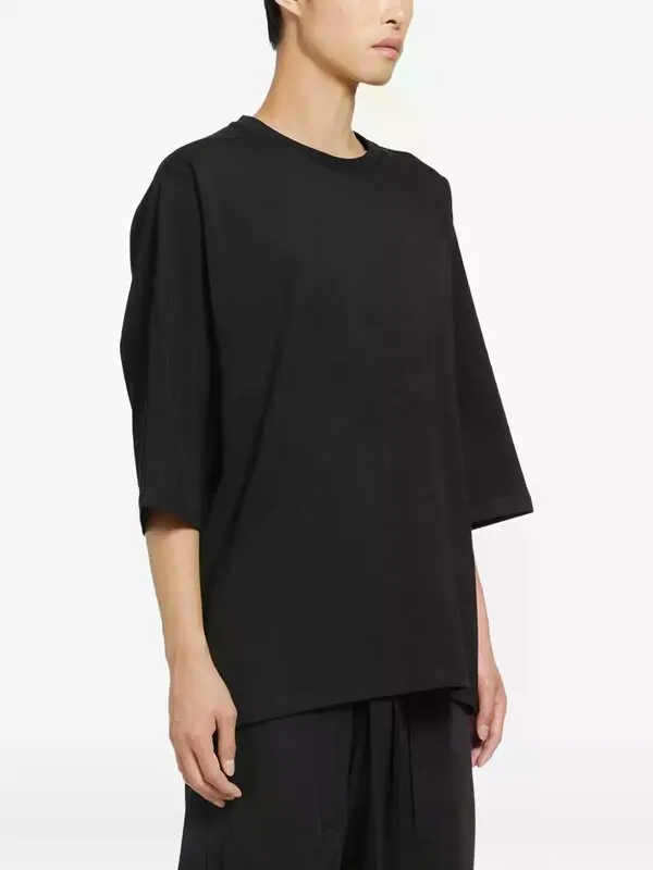 THOM KROM Graphic-print Elbow-sleeve T-shirt