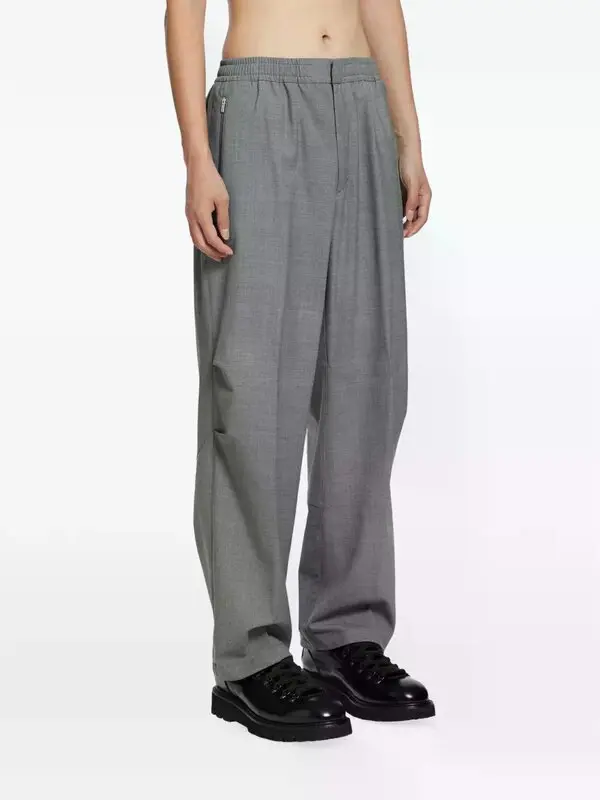 Herno Elasticated-waistband Zip-pocket Trousers