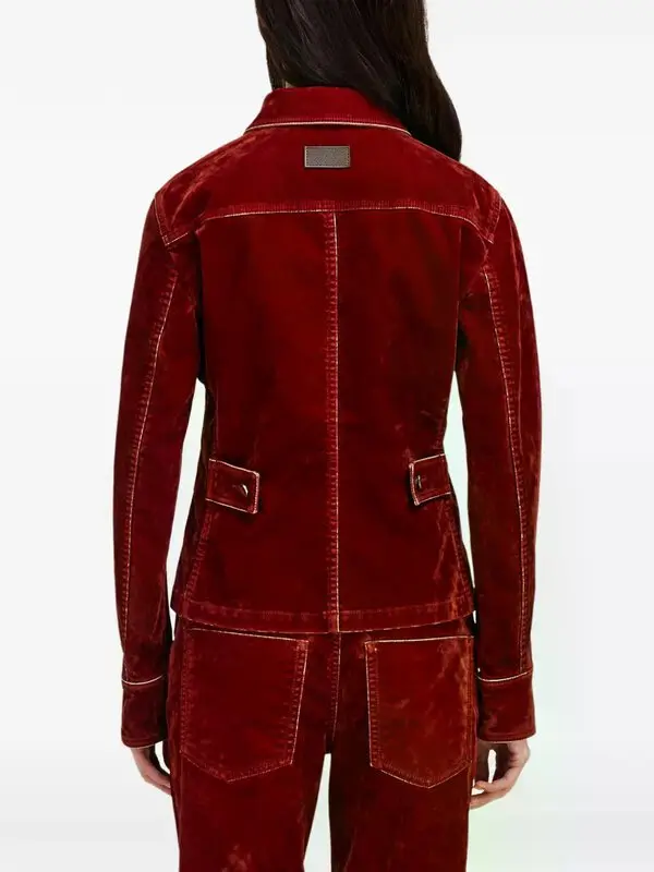 FERRAGAMO Velvet Utility Jacket