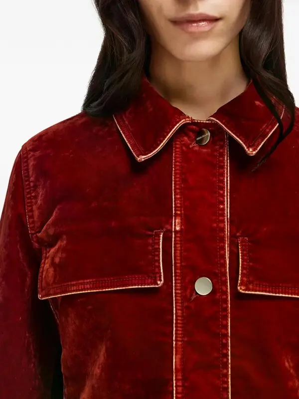 FERRAGAMO Velvet Utility Jacket