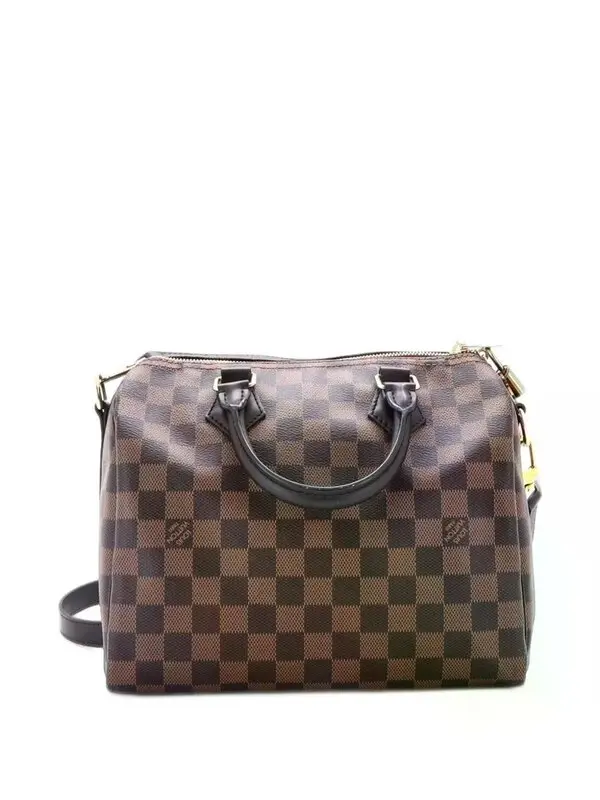 LOUIS VUITTON Speedy Bandouliere Bag Damier 25 Satchel - Brown