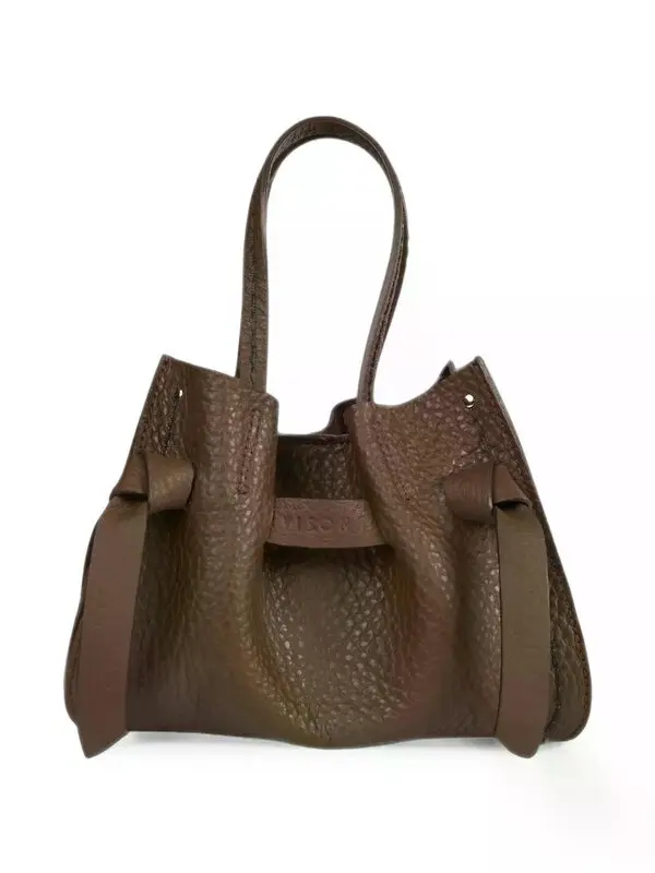 VISONA` Vittorina Leather Tote Bag