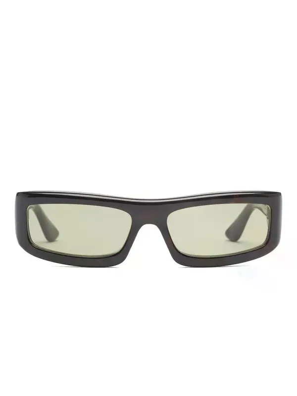 PORT TANGER Rectangle Tortoiseshell Sunglasses