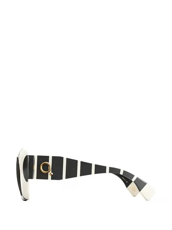 ETNIA BARCELONA Ibiza 14 Striped Square Frame Sunglasses