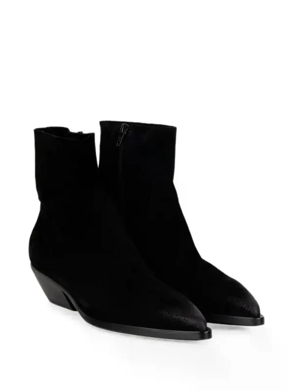Elena Iachi Pointed-toe Side-zip Ankle Boots