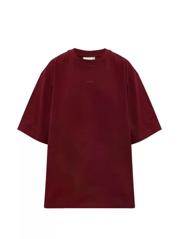 GESTUZ Embroidered Logo Oversized T-shirt