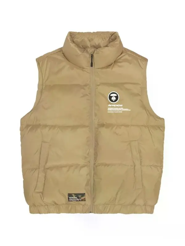 AAPE BY *A BATHING APE Moonface Patch Down Vest