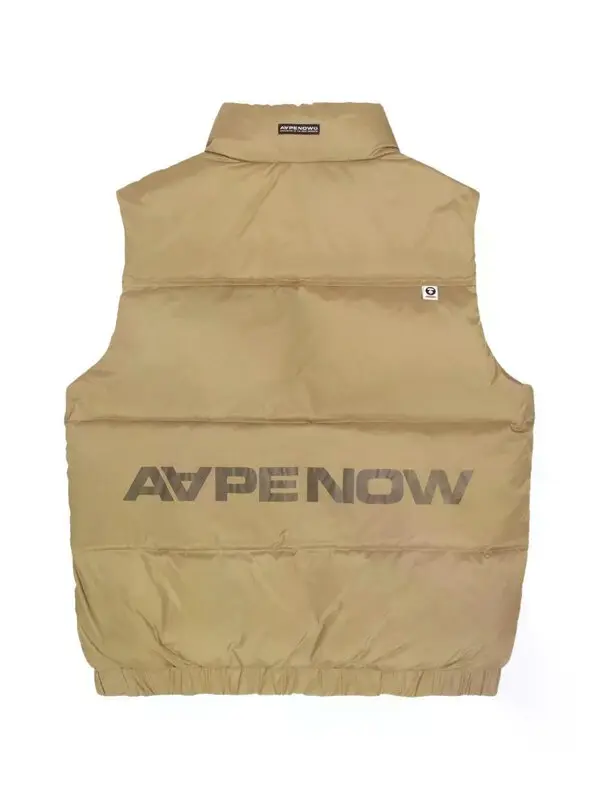 AAPE BY *A BATHING APE Moonface Patch Down Vest