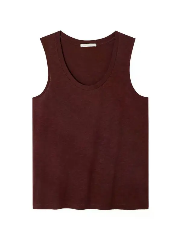 American Vintage Scoop Neck Sleeveless Tank Top - Purple