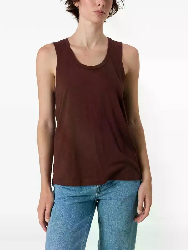 American Vintage Scoop Neck Sleeveless Tank Top