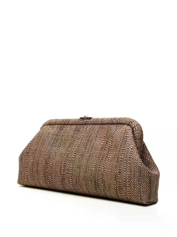 JIMMY CHOO Skylar Woven Clutch Bag